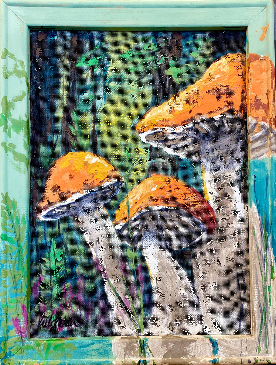 Mushroom Season on screen – Girl UPcycled