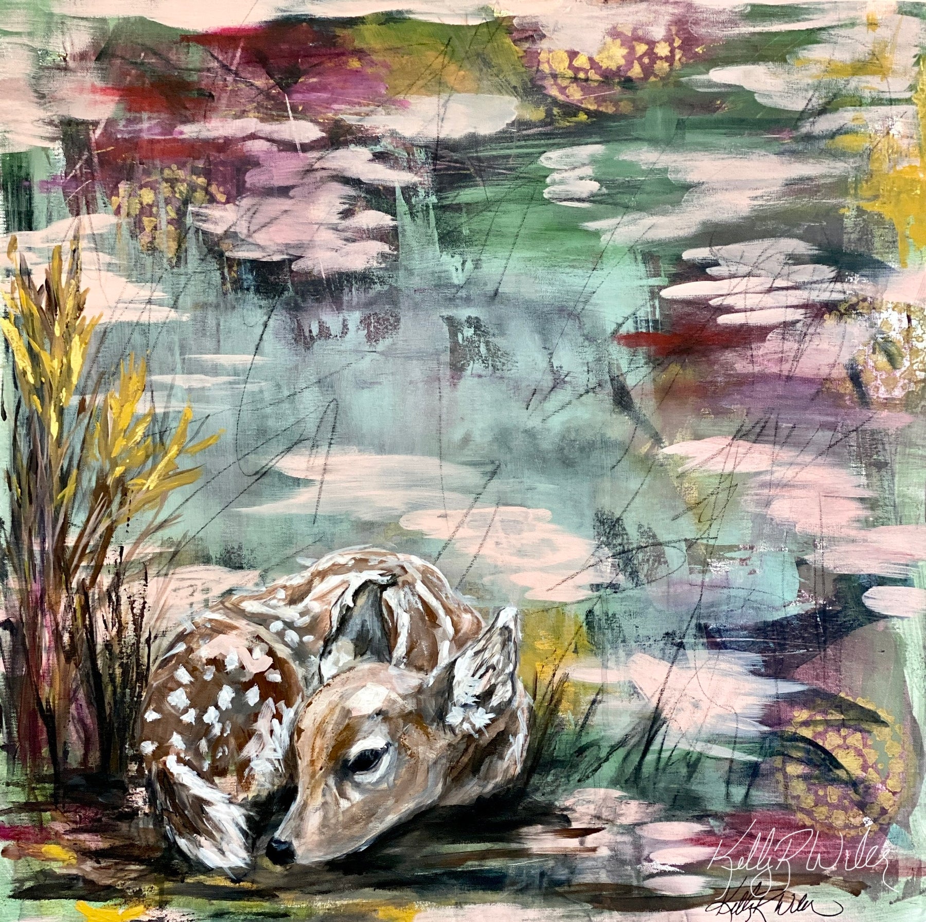 Fine Art by Kelly Wiler of Girl UPcycled