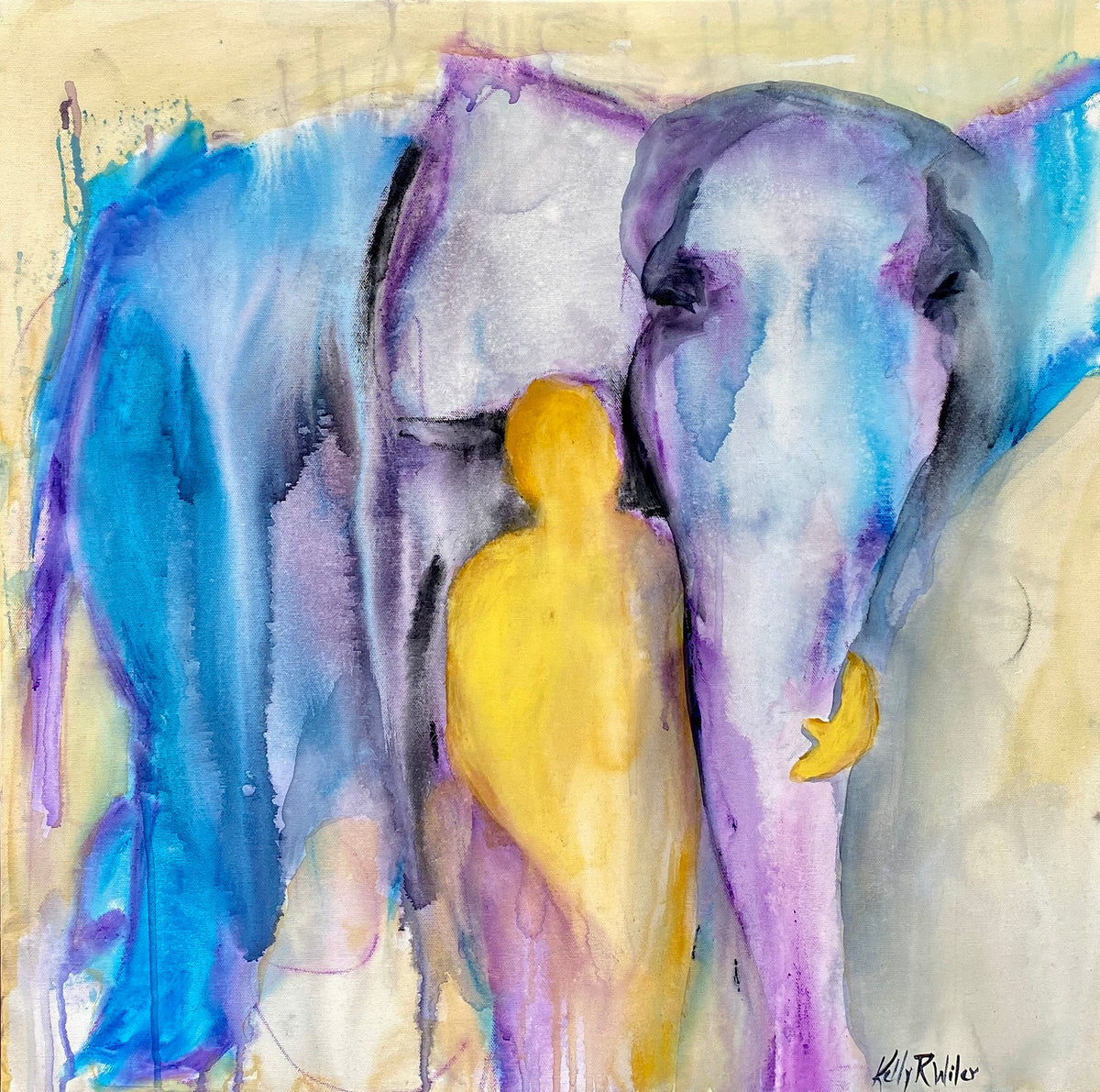 Gentle Strength Original & Giclee Prints – Girl UPcycled